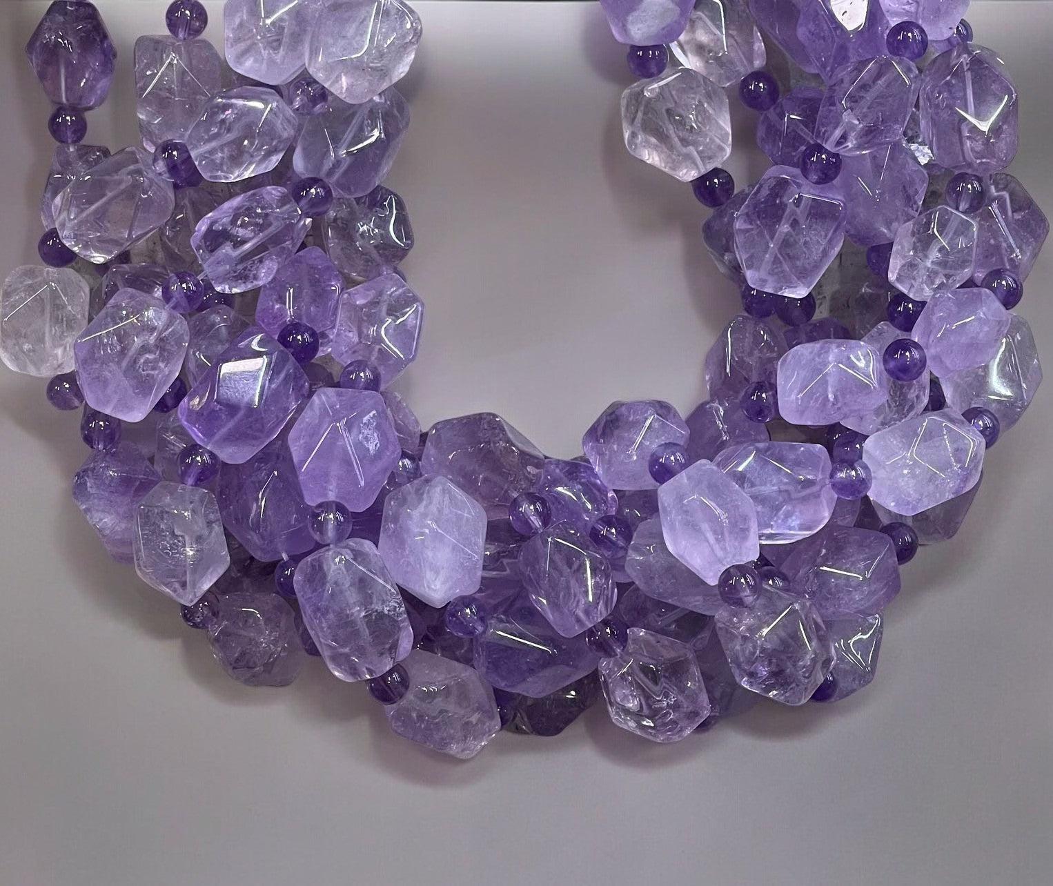 Lavender Amethyst Rectangle Cut Shapes – Whole Bead Store